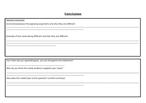 R.E GCSE 12 Mark Question Writing Frames for AQA Spec A | Teaching ...
