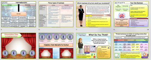 Business Structures Lesson (Sole trader, Partnerships + LTD) | Teaching ...