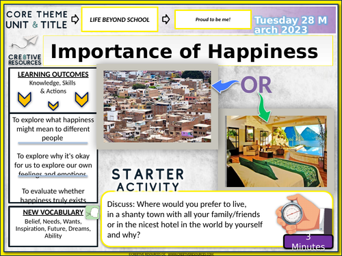 Being Happy + Positivity - PSHE | Teaching Resources