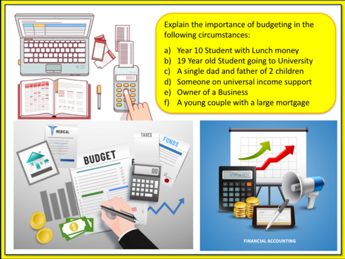 Finance Budgeting and Employment | Teaching Resources