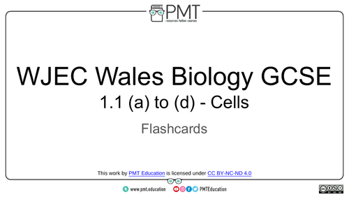 WJEC Wales GCSE Biology Flashcards | Teaching Resources