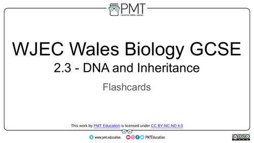WJEC Wales GCSE Biology Flashcards | Teaching Resources