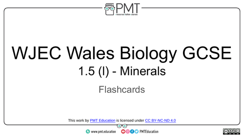 WJEC Wales GCSE Biology Flashcards | Teaching Resources