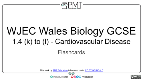 WJEC Wales GCSE Biology Flashcards | Teaching Resources