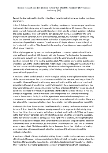 A Level Psychology Memory 16 mark essays | Teaching Resources