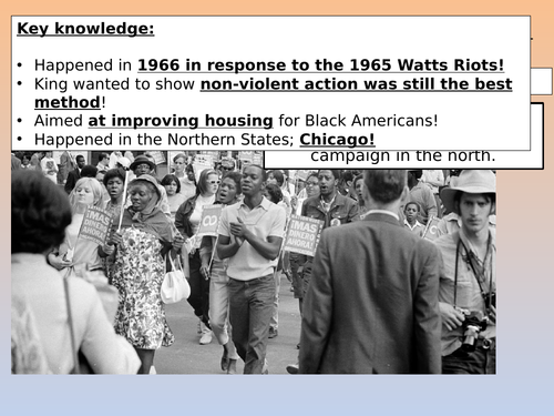GCSE History 9-1 Civil Rights and Vietnam | Teaching Resources