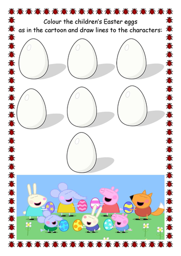 Peppa Pig - Spring (worksheets) Distant learning | Teaching Resources