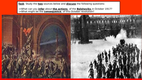 Russian Revolution KS3 and Communist Russia 1917-39 | Teaching Resources