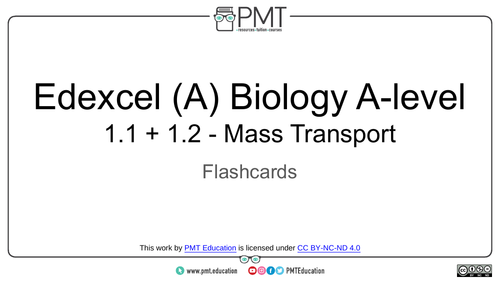 Edexcel (A) A-level Biology Flashcards | Teaching Resources