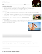 IGCSE PE (spec 2018) 9.5. Relaxation Techniques | Teaching Resources