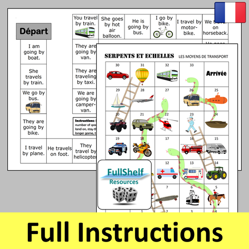 French Transport Games | Teaching Resources
