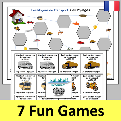 French Transport Games | Teaching Resources