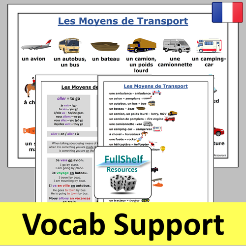French Transport Games | Teaching Resources