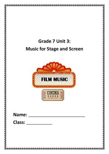 Film Music Unit of Work | Teaching Resources