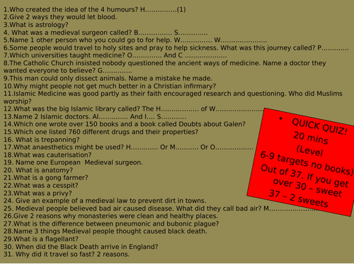 History (AQA GCSE) - School & Home Learning Booklet and PPts - Thematic ...