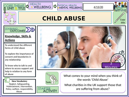 Child Abuse Lesson - PSHE | Teaching Resources