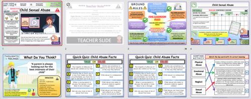 CSE Child Sexual Exploitation + Child Abuse | Teaching Resources