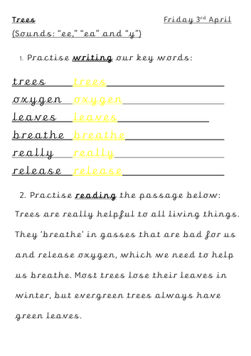 Phonics sets 2, 3, 5 - plants topic - Reception, Year 1, KS1 | Teaching ...