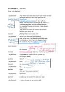 Macbeth Act 2 Annotations | Teaching Resources