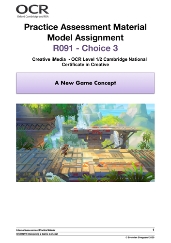 OCR Cambridge Nationals in Creative iMedia - Practice Briefs for every ...