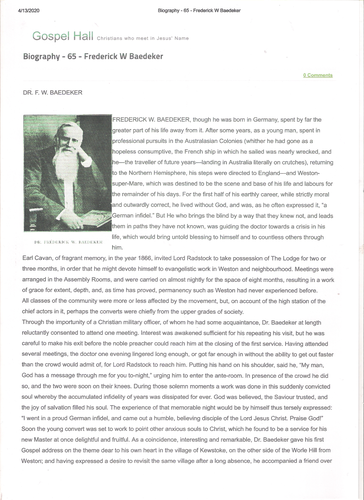 Frederick W. Baedeker (1823-1906) Bibles to Russia | Teaching Resources