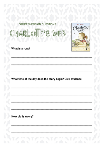 Charlotte's Web Guided Reading resource | Teaching Resources