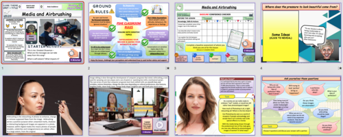 Media Airbrushing + Body Image - PSHE | Teaching Resources