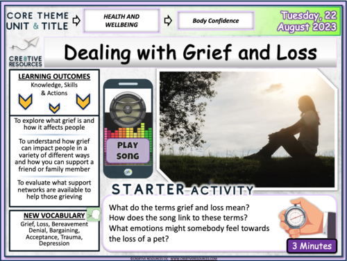 Grief Loss Bereavement - PSHE | Teaching Resources