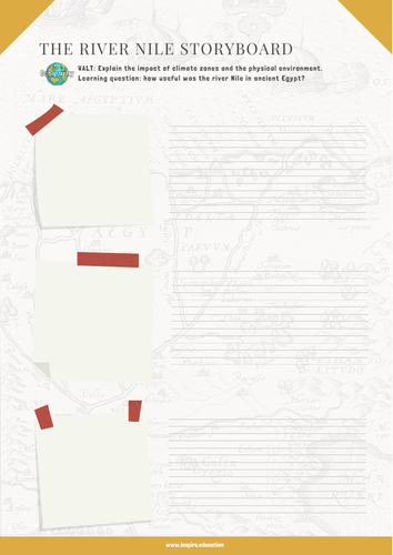 Ancient Egypt Home Learning - Lesson 2 Geography The River Nile ...