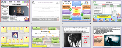 Self Harm - PSHE | Teaching Resources