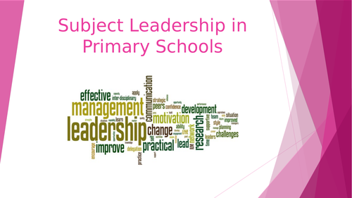 Subject Leadership Home Learning Course | Teaching Resources