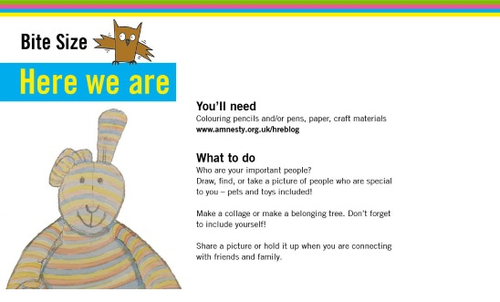 Here We Are - Bite Size Activity | Teaching Resources