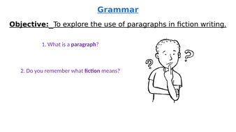 Home Learning: Using Paragraphs in Fiction Story Writing (Year 2 ...