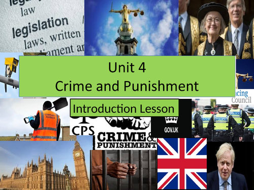 Criminology (NEW SPEC)Unit 4 EXAM UNIT-Crime & Punishment- Introduction ...