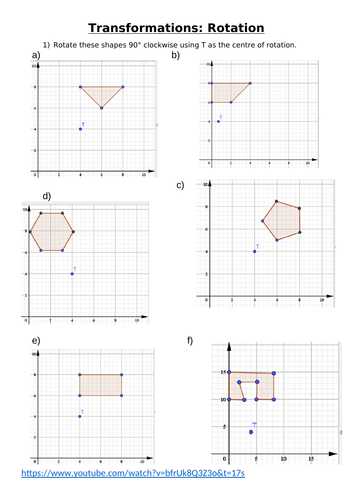 Transformations: Rotation | Teaching Resources