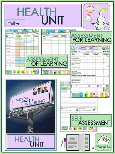 Health Unit PSHE Assessment | Teaching Resources