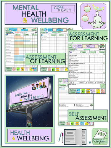 Mental Health & Emotional Wellbeing PSHE Assessment | Teaching Resources