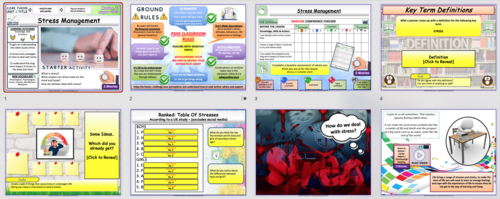 What is Stress - PSHE Lesson | Teaching Resources