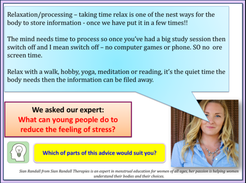 What is Stress - PSHE Lesson | Teaching Resources