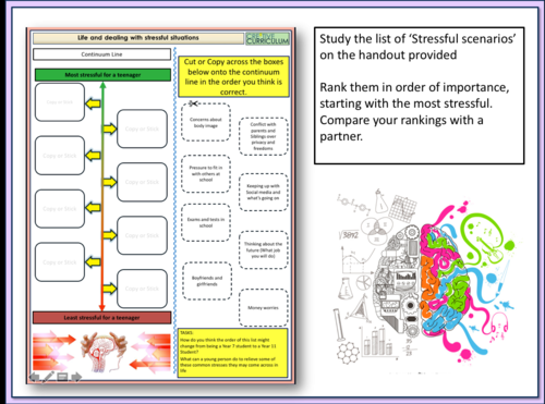 Stress Management - PSHE Lesson | Teaching Resources