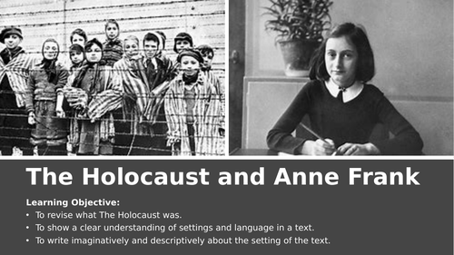 Linking Anne Frank to the Holocaust KS2 Year 5 | Teaching Resources