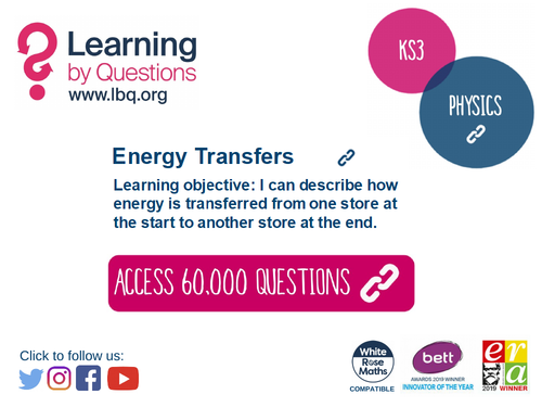 KS3 Physics Energy: Energy Transfers | Teaching Resources KS3 Physics Energy: Energy Transfers | Teaching Resources