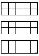 Blank Ten Frames to 10 | Teaching Resources