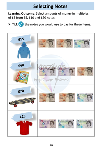 Money AQA Entry Level 2 Maths | Teaching Resources