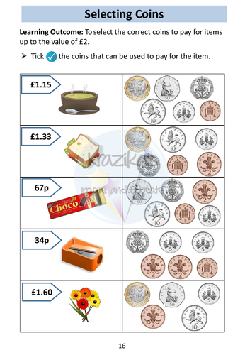 Money AQA Entry Level 2 Maths | Teaching Resources