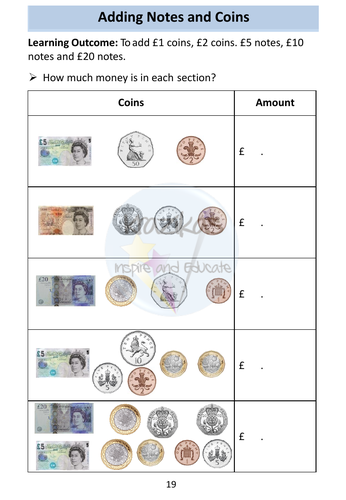 Money AQA Entry Level 2 Maths | Teaching Resources