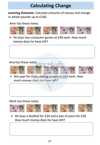 Money AQA Entry Level 2 Maths | Teaching Resources