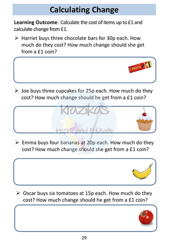 Money AQA Entry Level 2 Maths | Teaching Resources