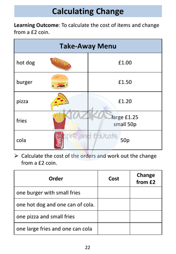 Money AQA Entry Level 2 Maths | Teaching Resources