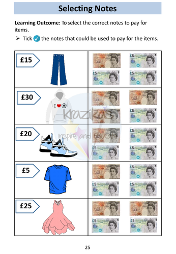 Money AQA Entry Level 2 Maths | Teaching Resources